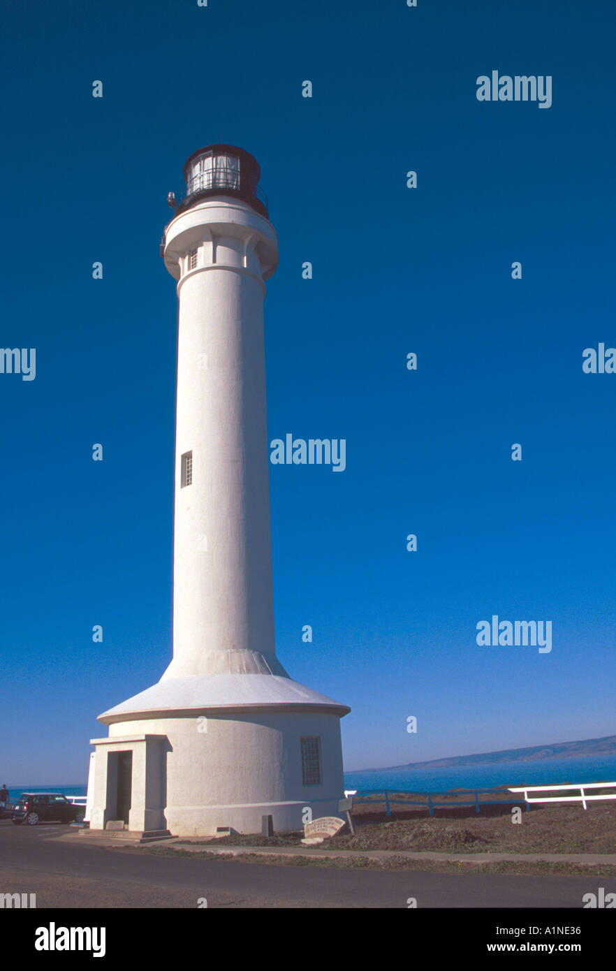 Point Arena Lighthouse in Point Arena, California Stock Photo - Alamy