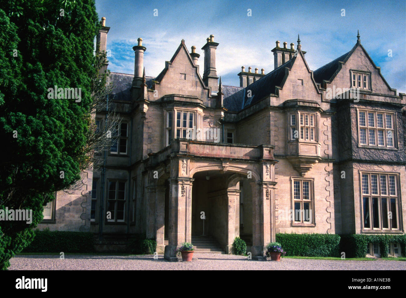 The Muckross House within Killarney National Park is a magnificent ...