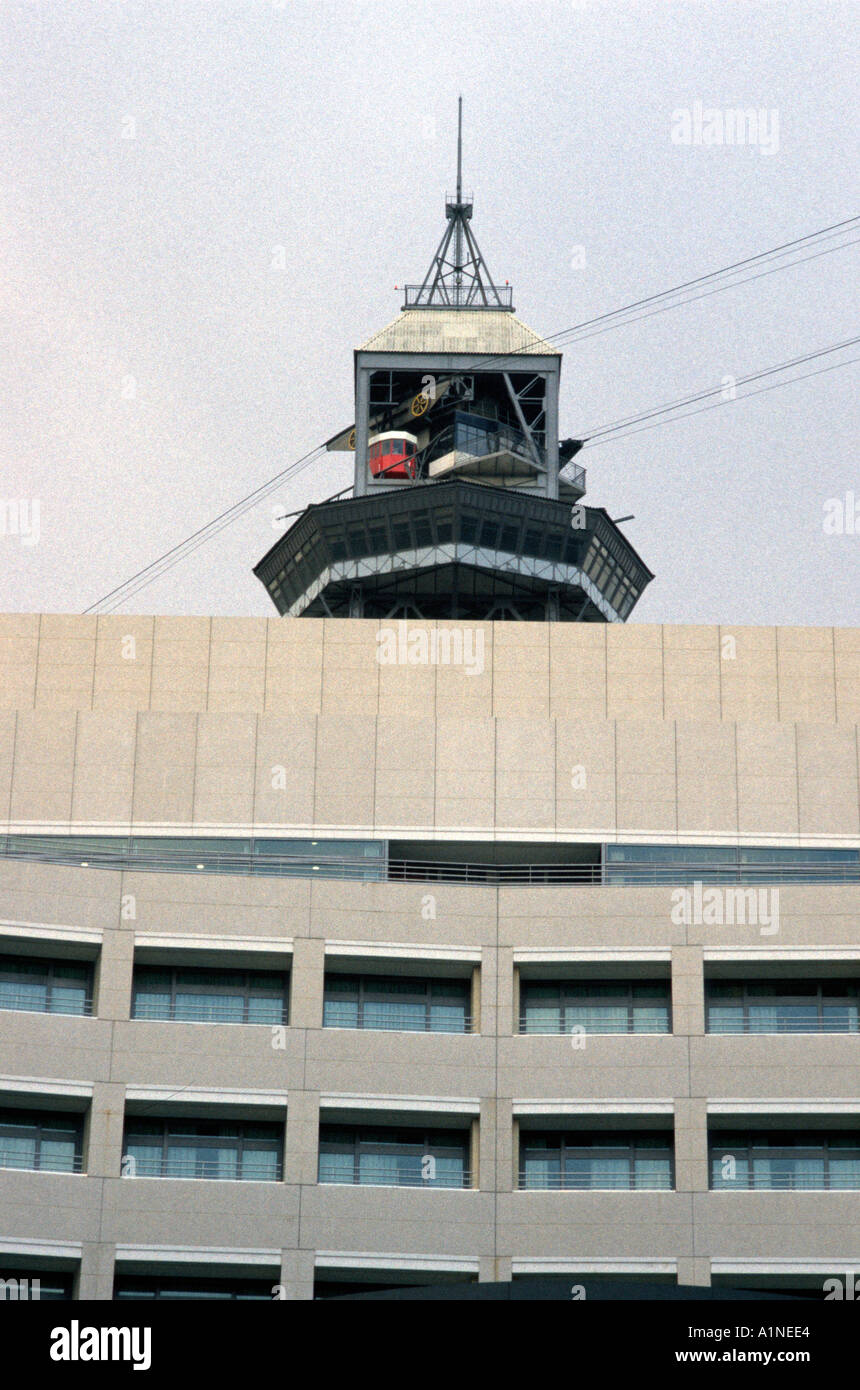 WTC & cable car tower Stock Photo - Alamy