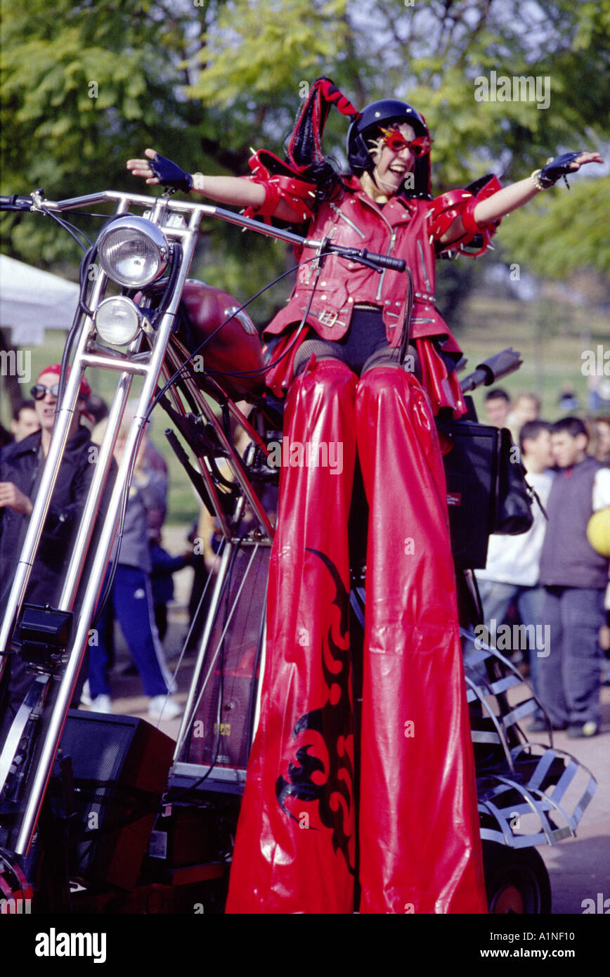 Stilt bike hi-res stock photography and images - Alamy