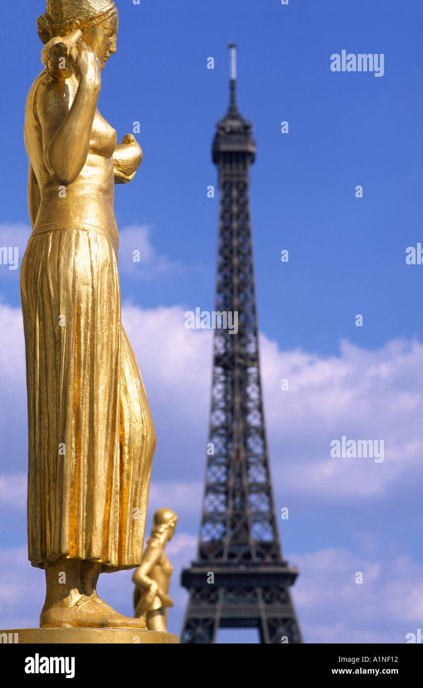 Paris Female Statues