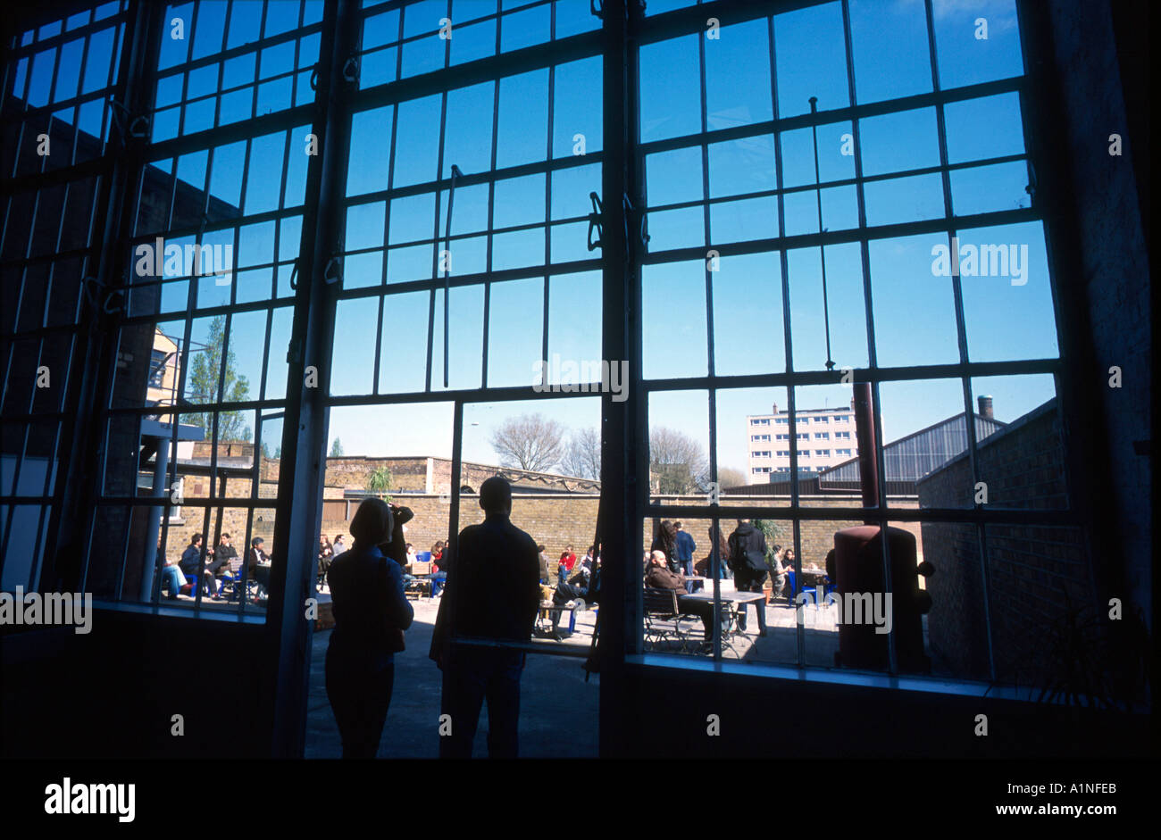 inside the truman tower Brick lane London Stock Photo - Alamy