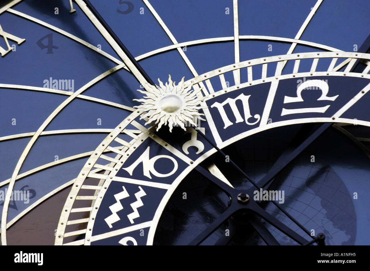 old town square astronomical clock astrological clock prague czech ...
