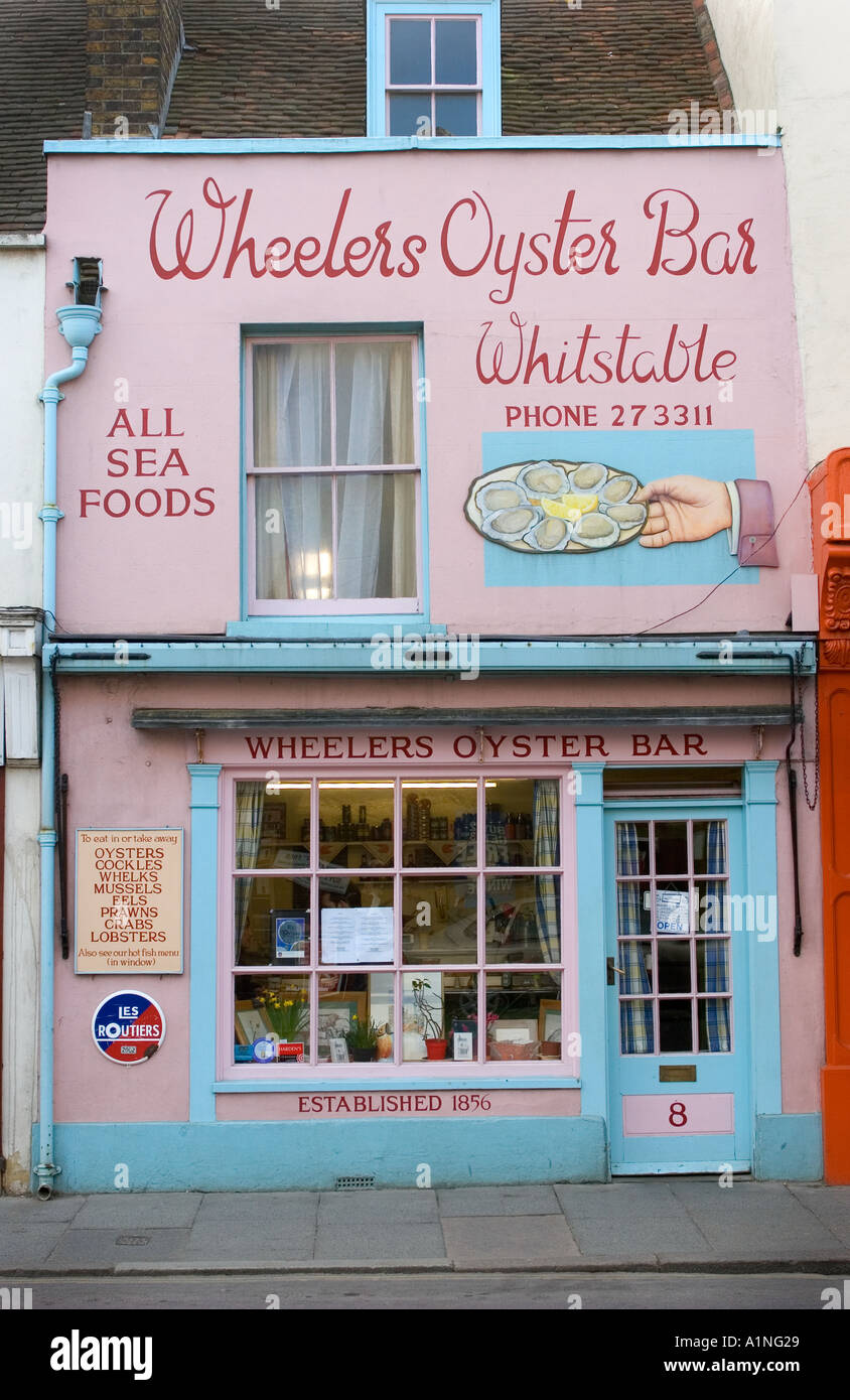 Wheelers Oyster Bar High Street Whitstable Kent Stock Photo - Alamy Wheelers Oyster Bar High Street Whitstable Kent Stock Photo - Alamy
