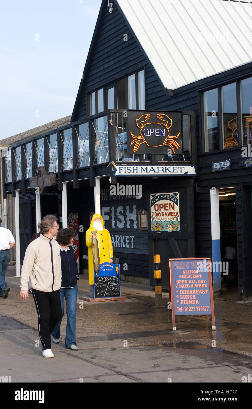 Fish Market Whitstable Kent England UK Stock Photo - Alamy