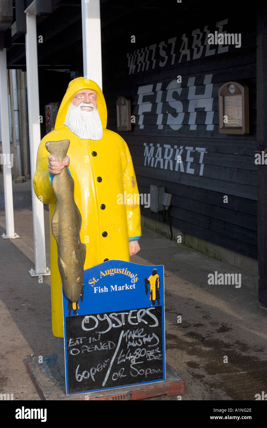Fish Market Whitstable Kent Stock Photo - Alamy