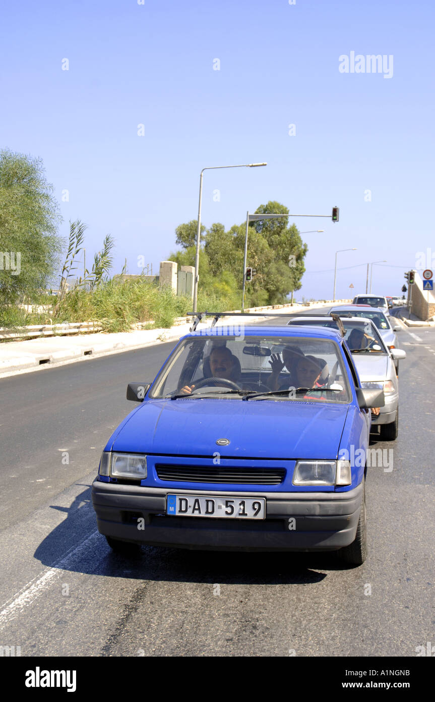 Malta car driving hi-res stock photography and images - Alamy