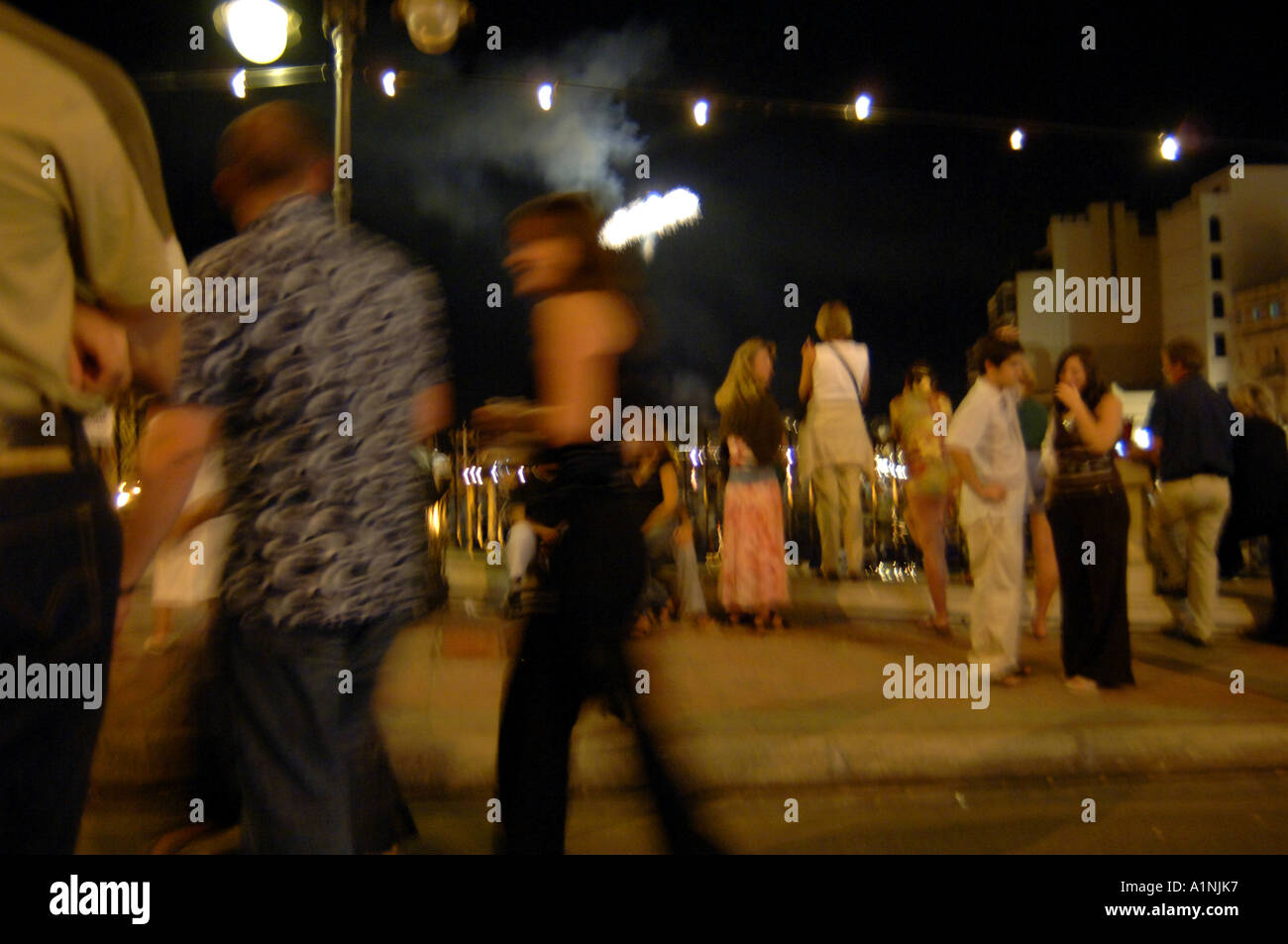 nightlife summer malta maltese saint julians bay fiesta festa party ...