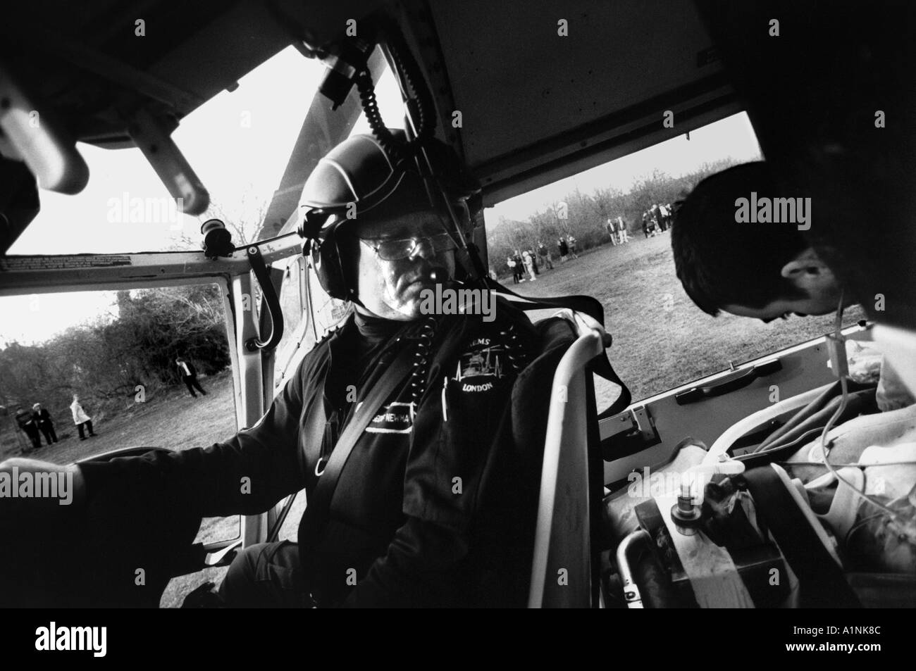 Accident and Emergency Helicopter Emergency Medical Service HEMS pilot ...