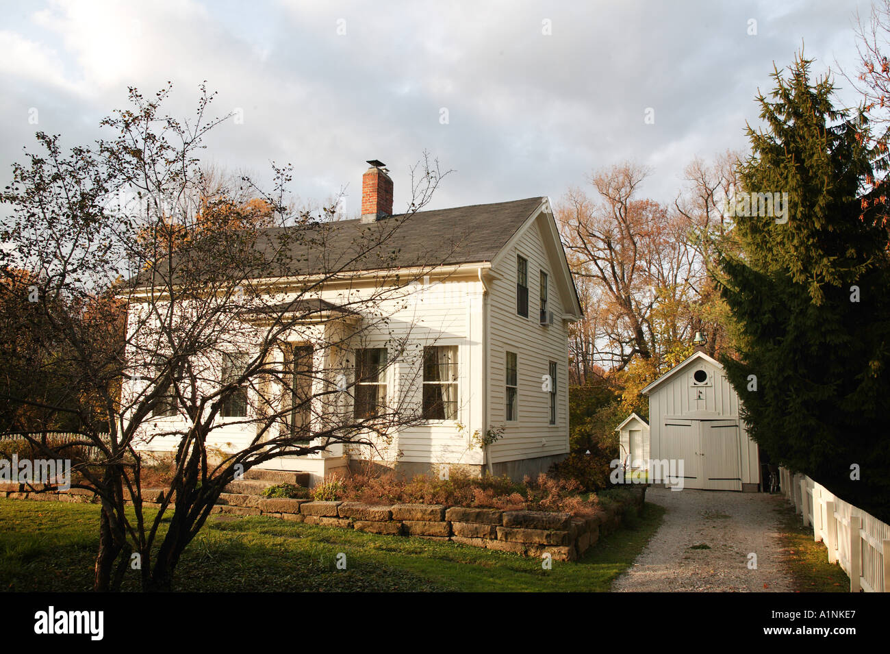 Kate Coulton s old farm house Hudson Ohio Stock Photo - Alamy