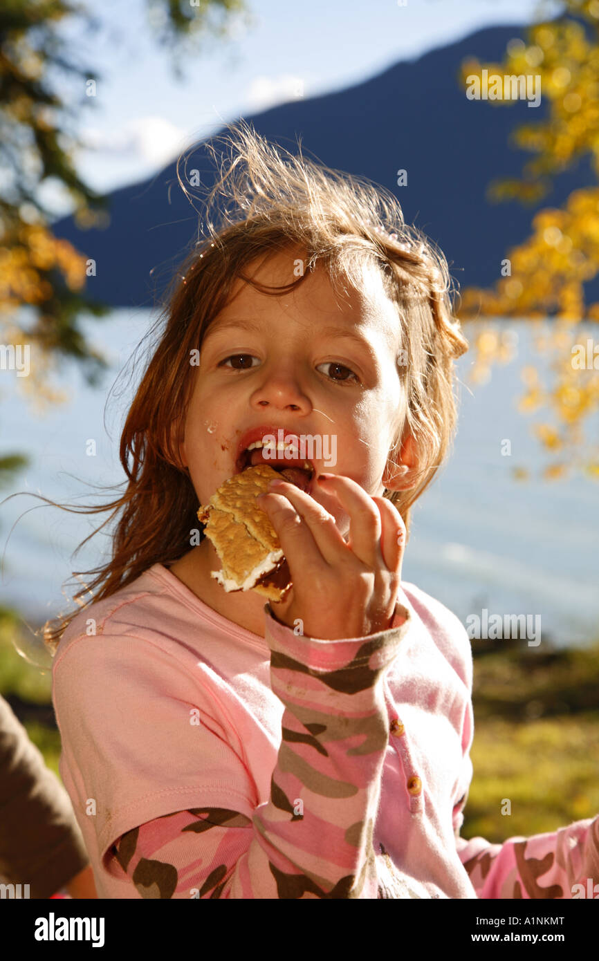 Kids Eating Smores