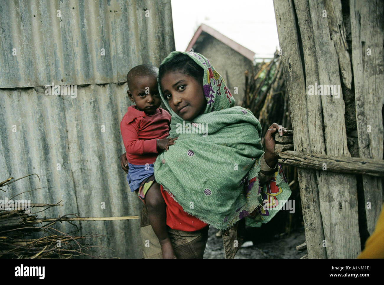 A young girl in the town of Bati in North Wollo Ethiopia Bati Stock ...