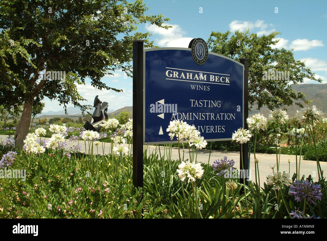 The Graham Beck wine estate at Robertson western cape South Africa RSA ...