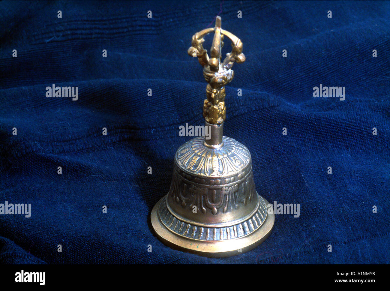 Sacred Prayer Bell - Buddhism Stock Photo - Alamy