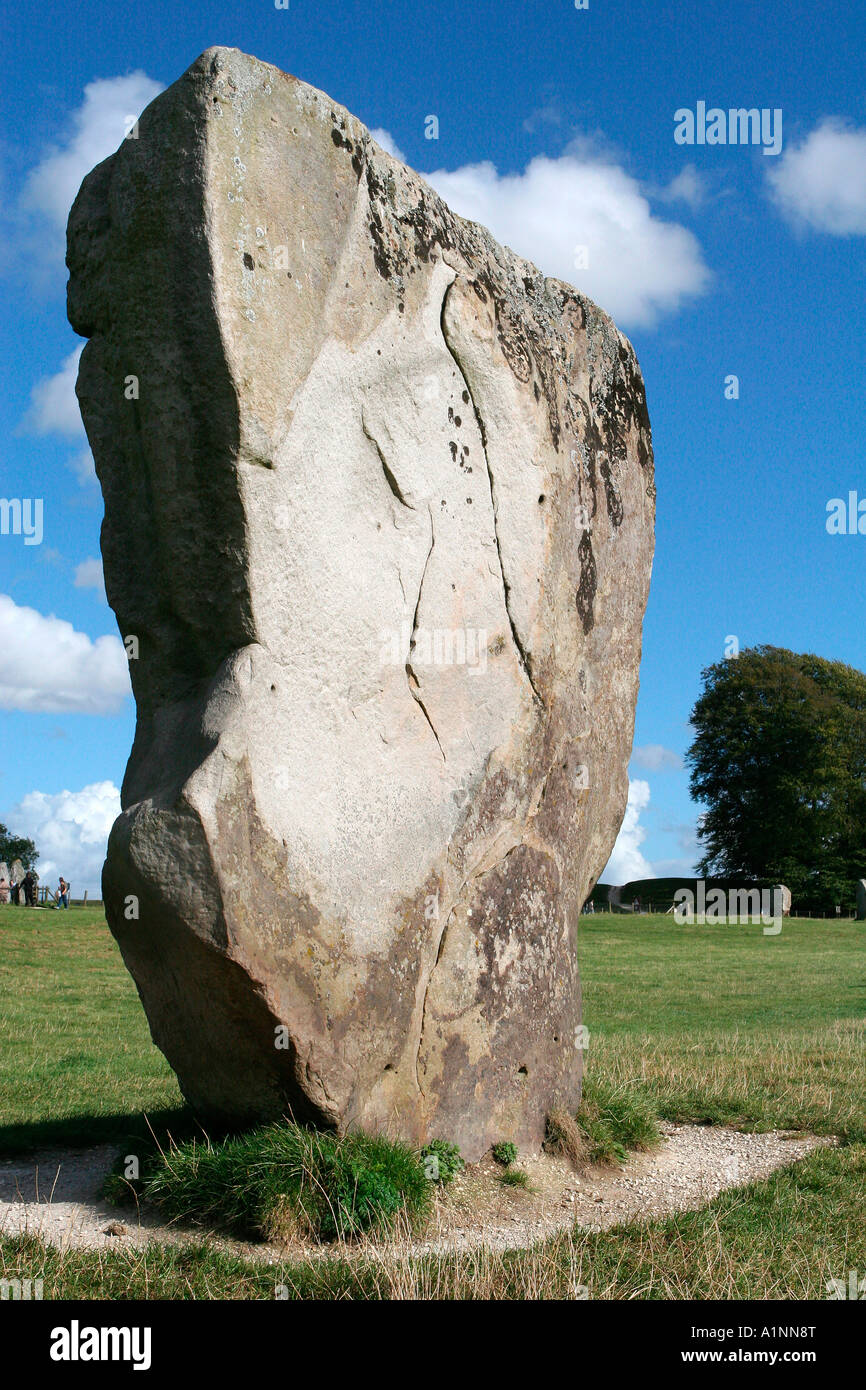 Standing stone at Avebury, Wiltshire, England Stock Photo - Alamy