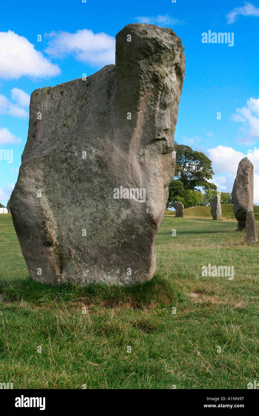 Standing stone at Avebury, Wiltshire, England Stock Photo - Alamy