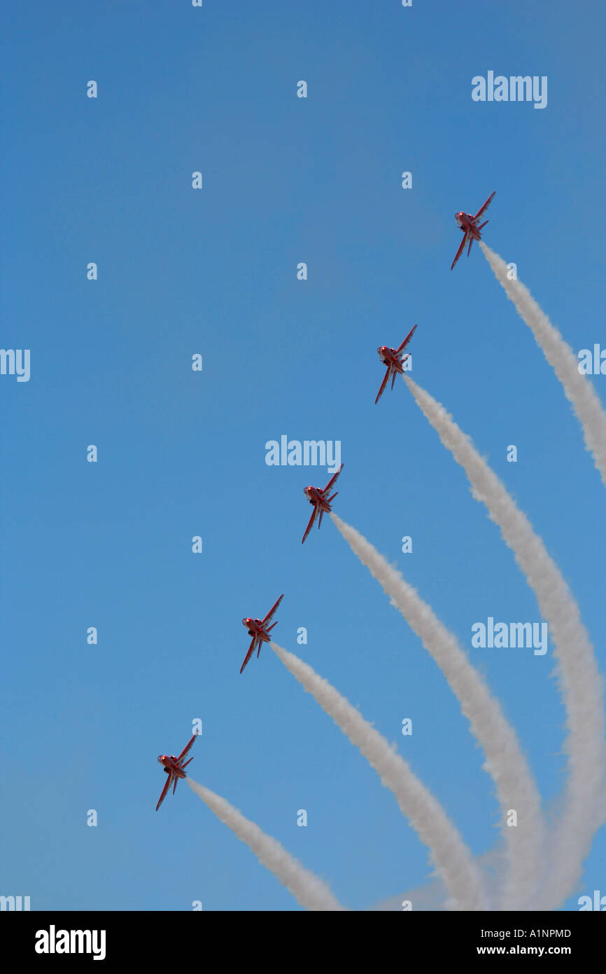 Royal Air Force Red Arrows Stock Photo - Alamy