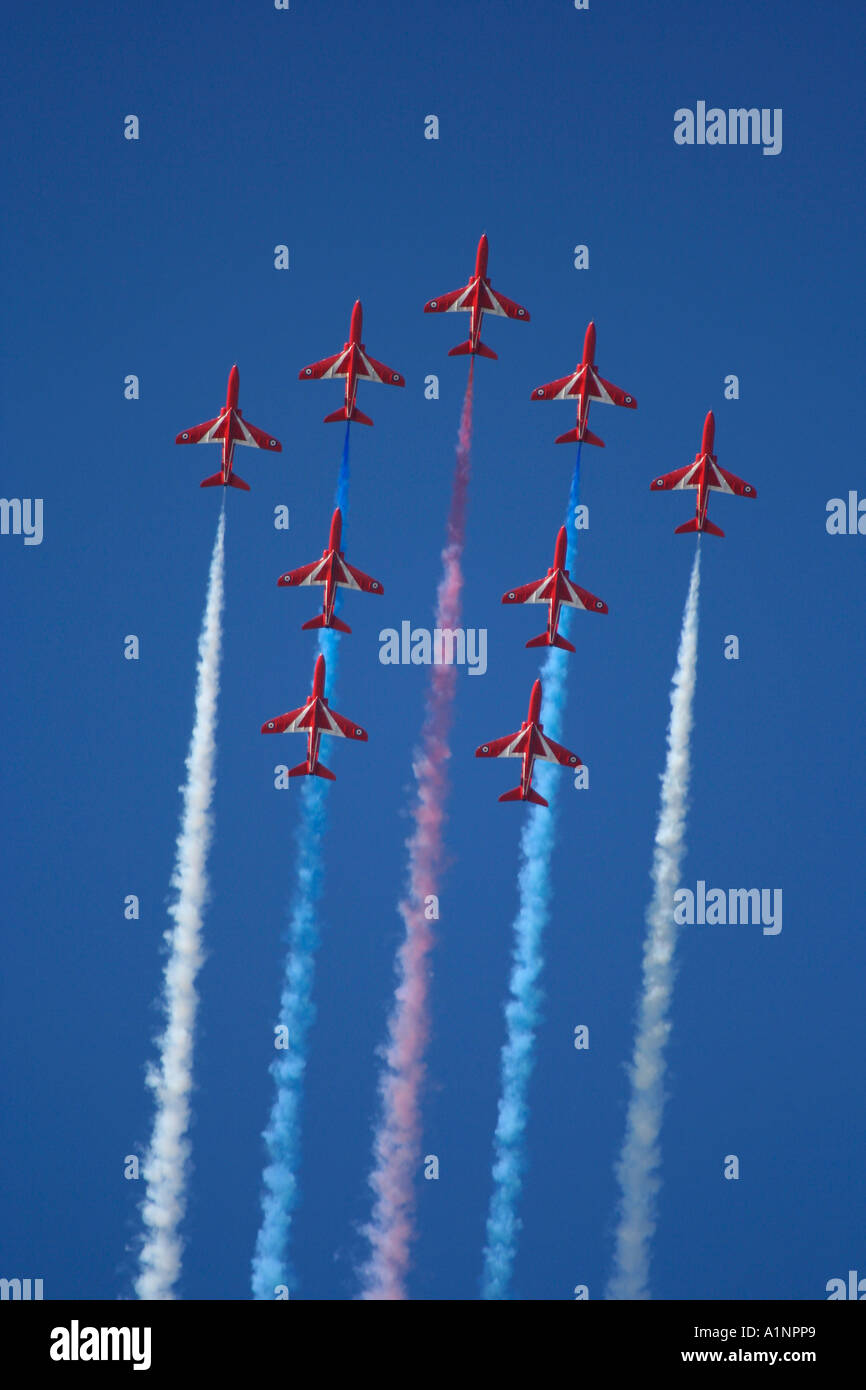Royal Air Force Red Arrows Stock Photo - Alamy