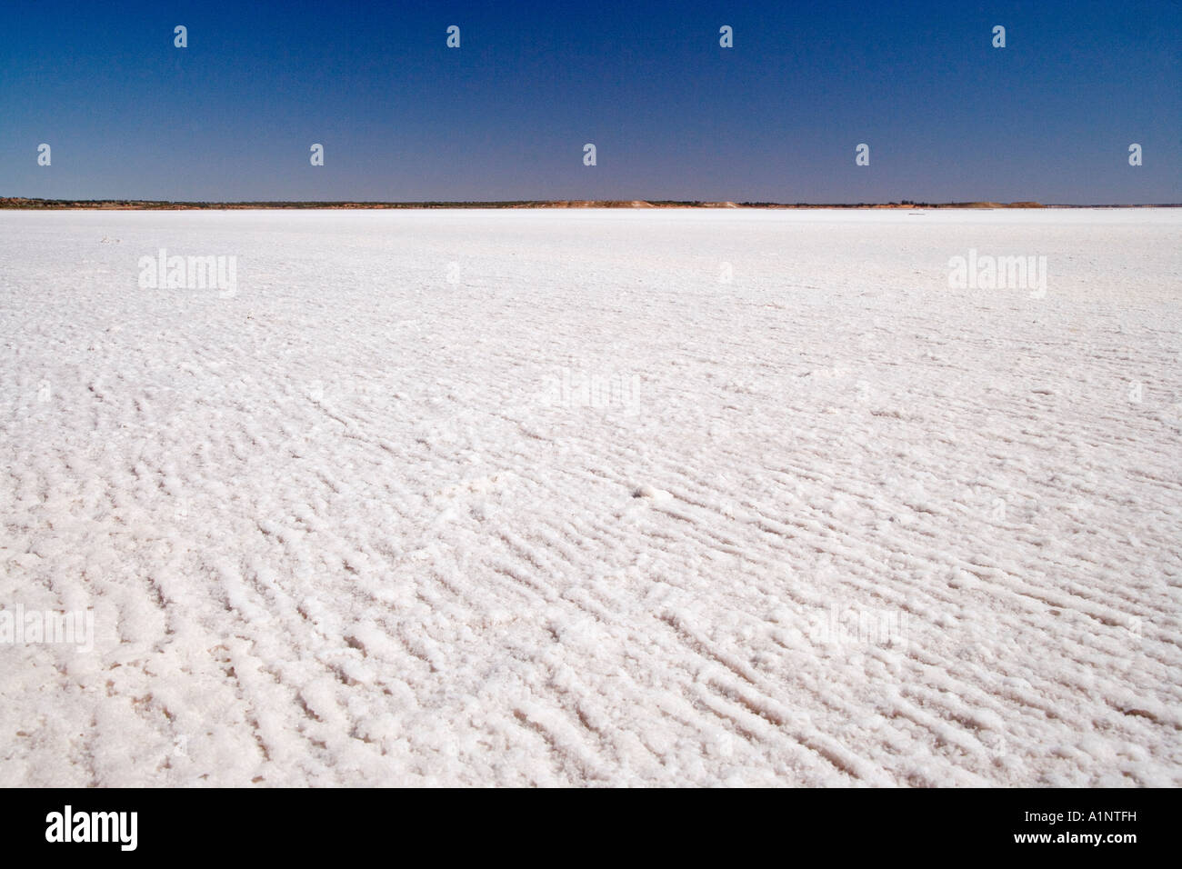 Salt Crust Lake Hart Stuart Highway near Woomera Outback South ...