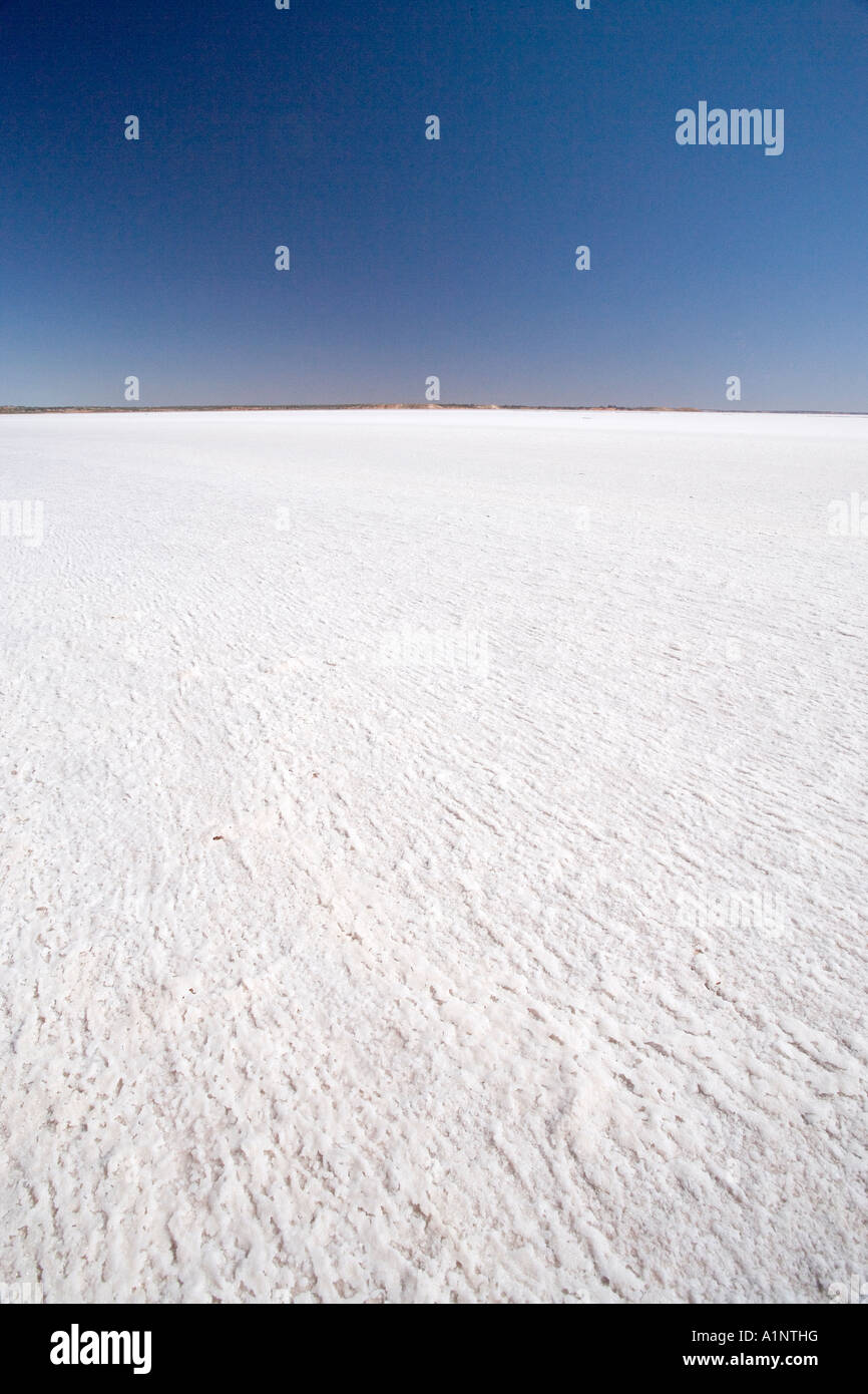 Salt Crust Lake Hart Stuart Highway near Woomera Outback South ...