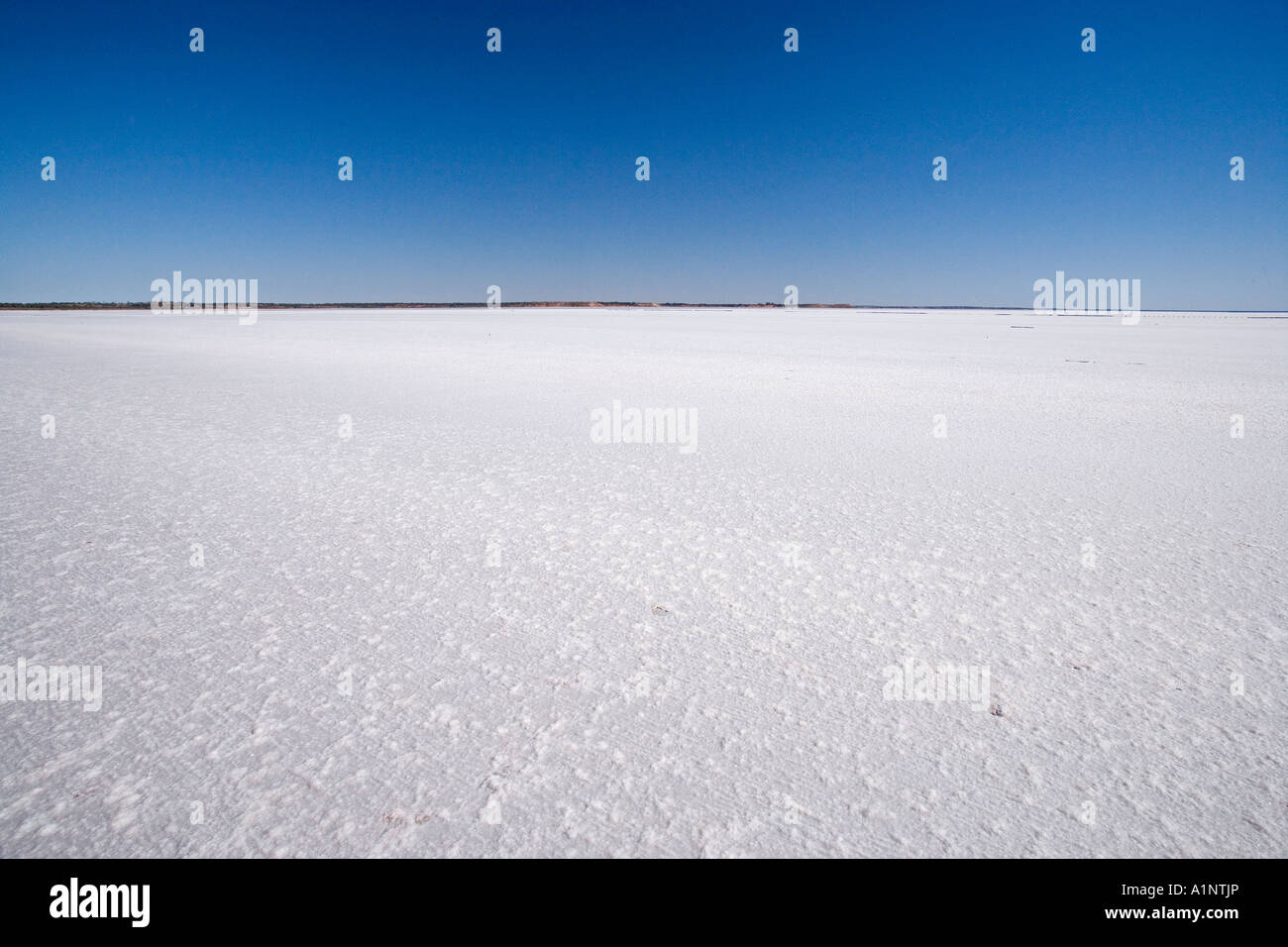 Salt Crust Lake Hart Stuart Highway near Woomera Outback South ...