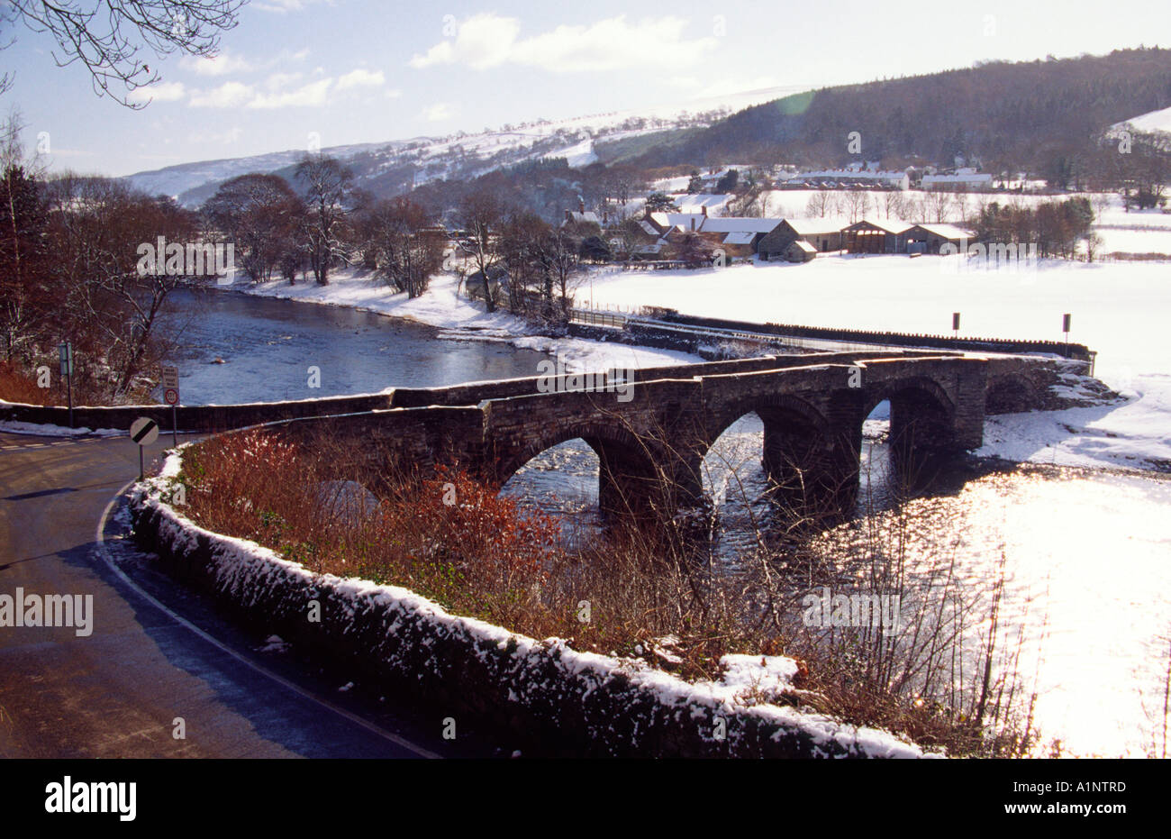 Carrog bridge hi-res stock photography and images - Alamy
