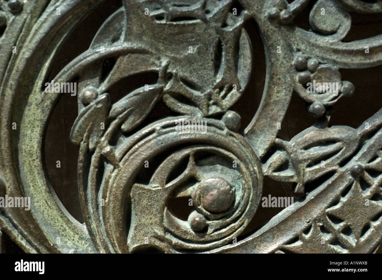 Bronze ornamental pattern hi-res stock photography and images - Alamy