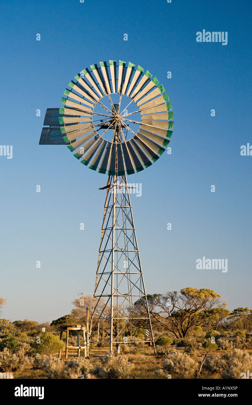Windmill Glendambo Stuart Highway Outback South Australia Australia ...