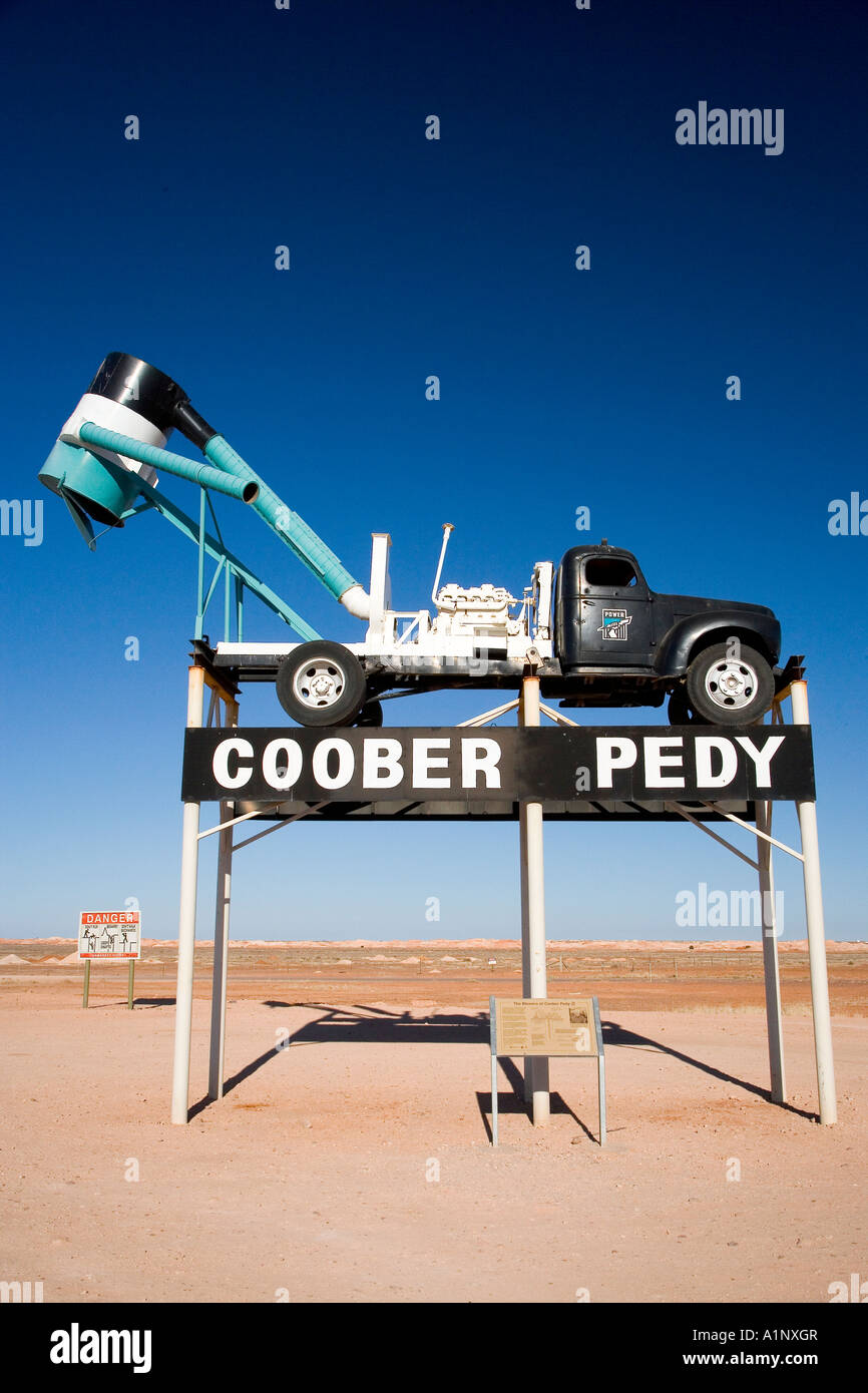 Blower Sign Coober Pedy Outback South Australia Australia Stock Photo ...