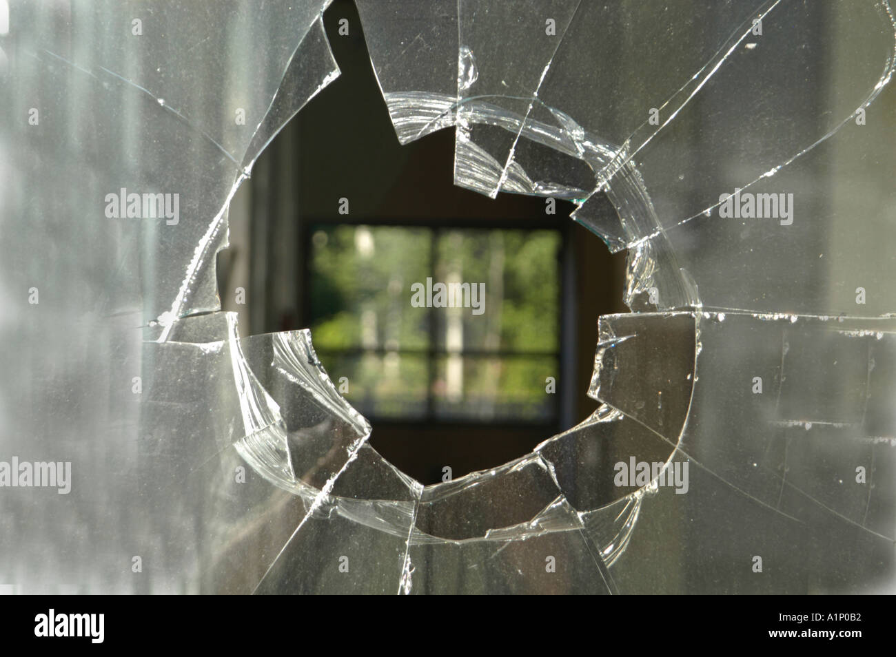 Broken Glass 2a Stock Photo - Alamy