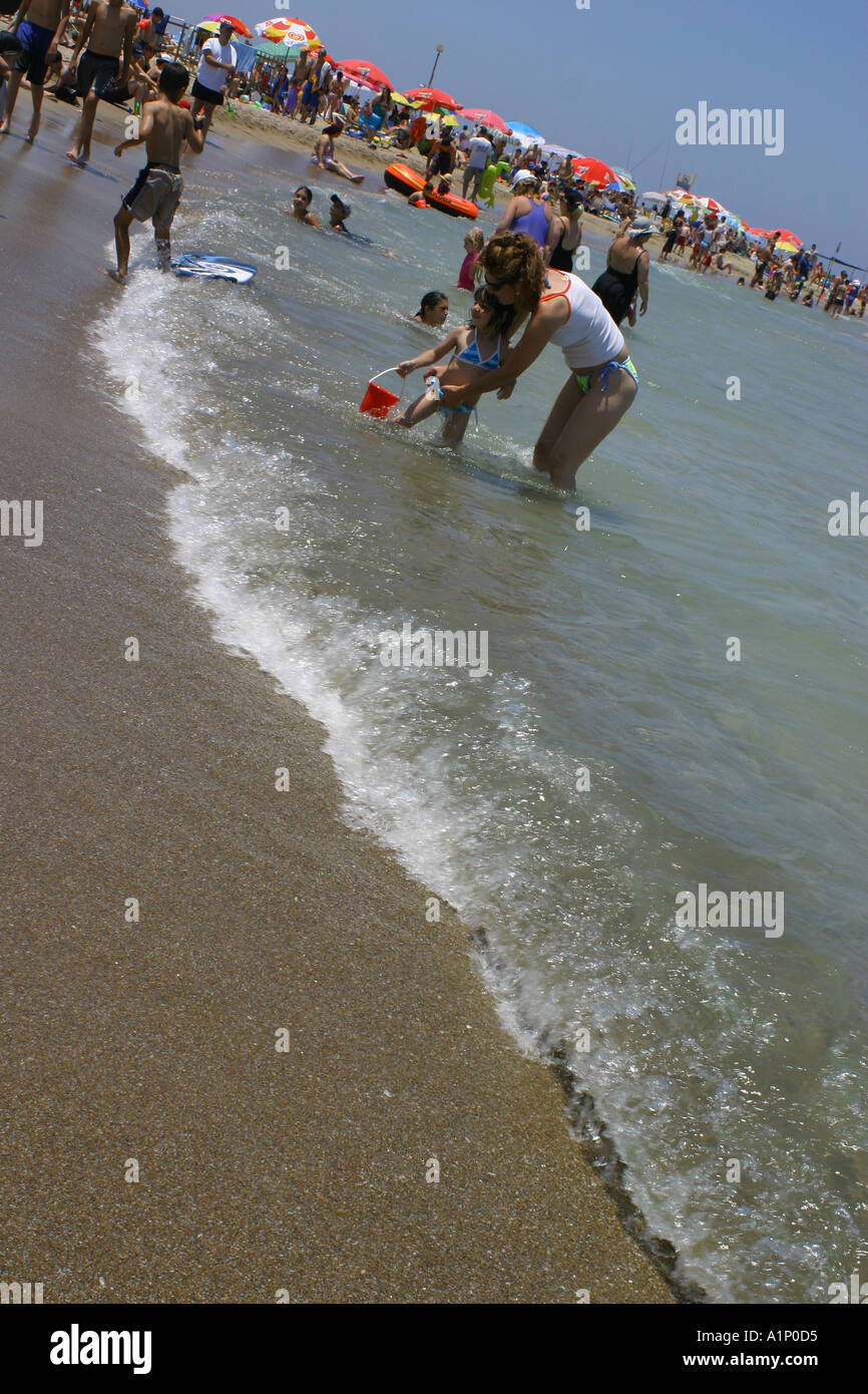Tel Baruh beach Stock Photo - Alamy