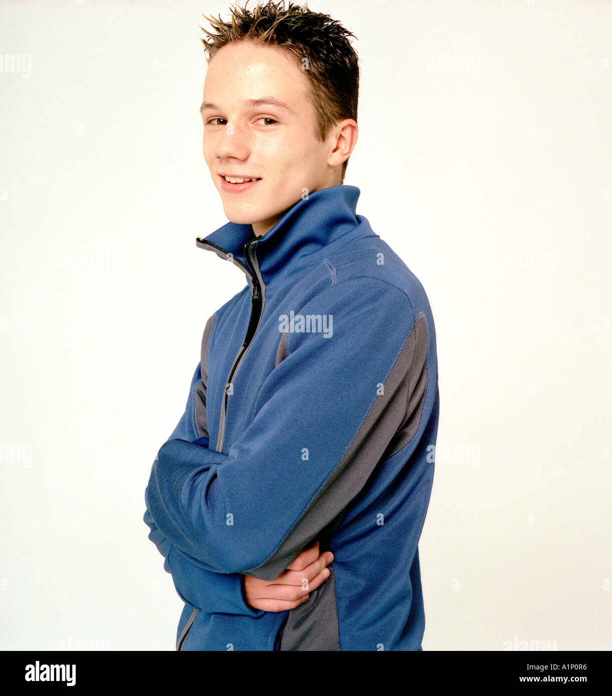 White, British male teenager Stock Photo - Alamy