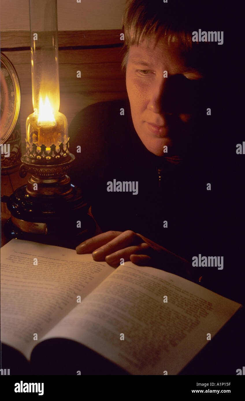 Reading a book Stock Photo - Alamy