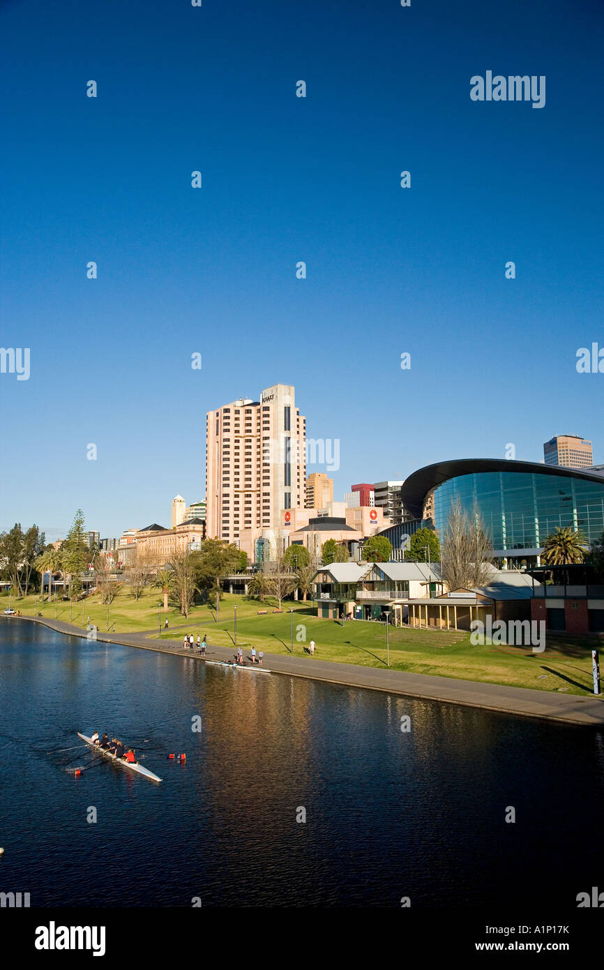 Hyatt Regency Hotel Adelaide Convention Centre Rowers and Torrens Lake ...