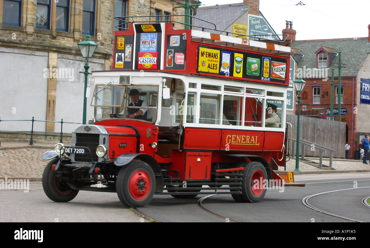 Vintage bus beamish north of england hi-res stock photography and ...