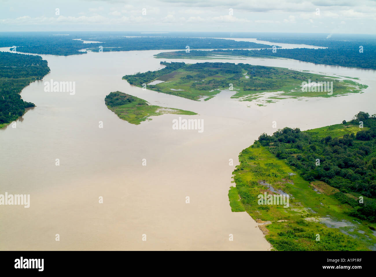 The Amazon River near Iquitos, Peru Stock Photo - Alamy