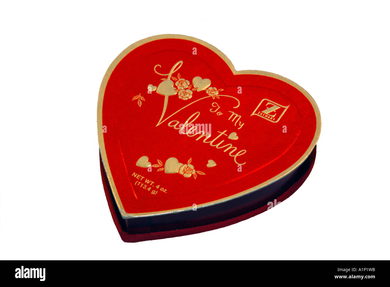 Heart shaped box of chocolates Stock Photo - Alamy