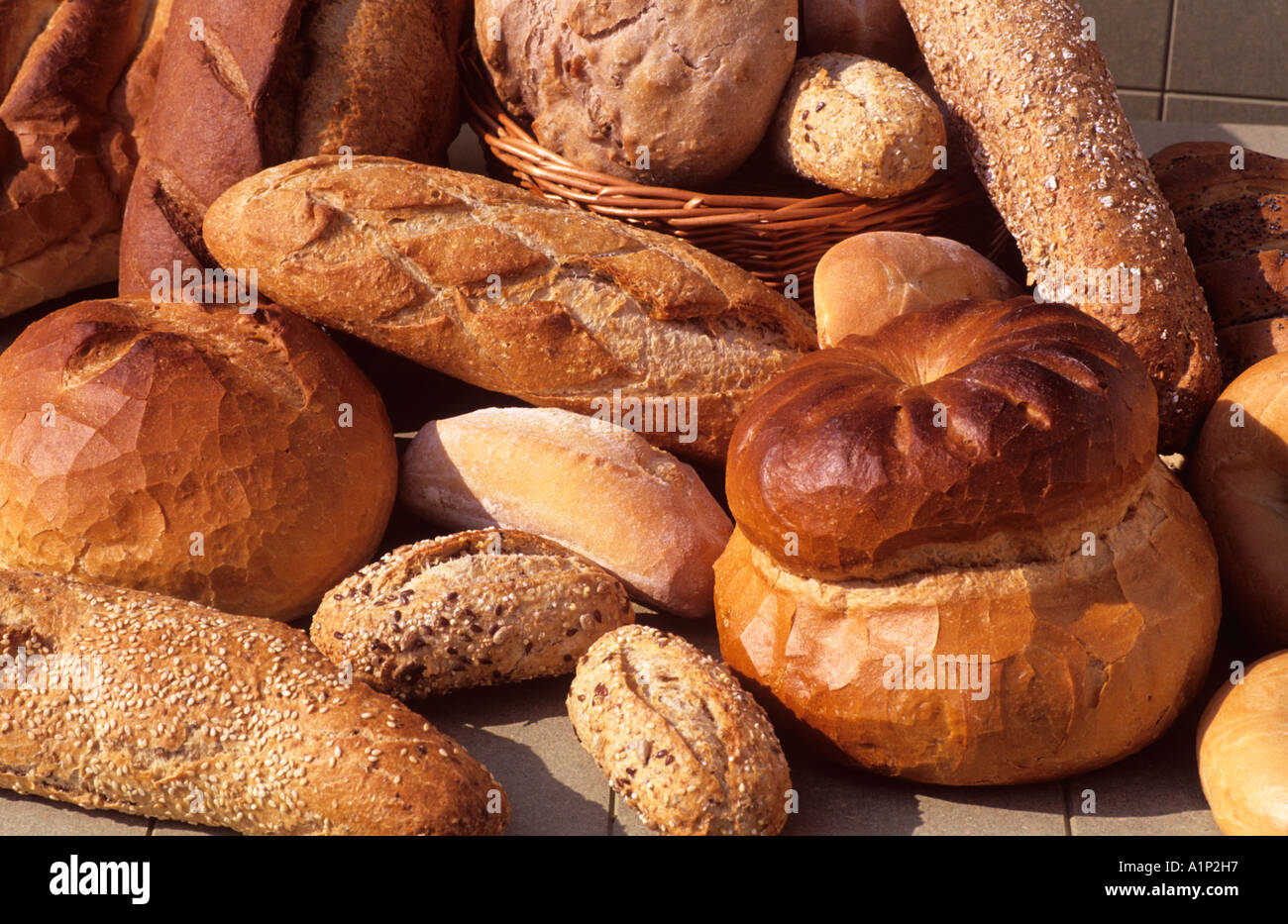 Loaves of Bread Stock Photo - Alamy