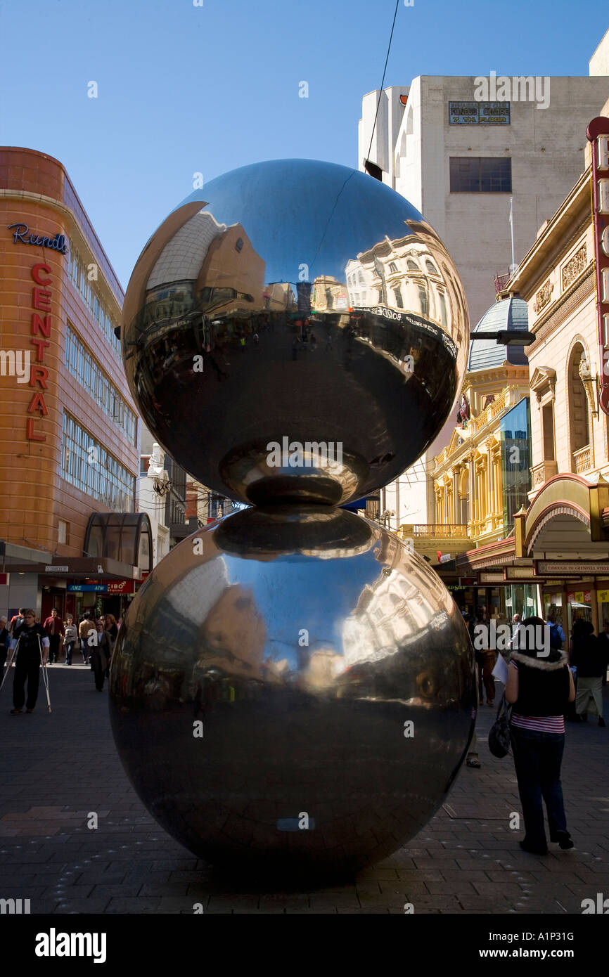 Rundle mall sculpture balls hi-res stock photography and images - Alamy