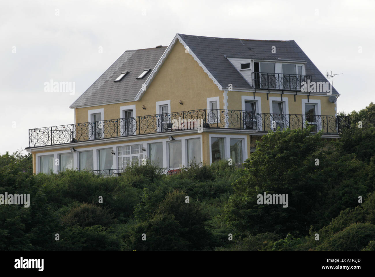 Large mansion house overlooking Bracelet Bay on Mumbles Hill, Swansea ...