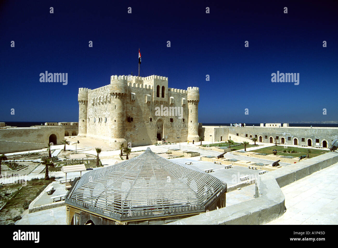 Castle of Qaitbay Alexandria Egypt Stock Photo - Alamy