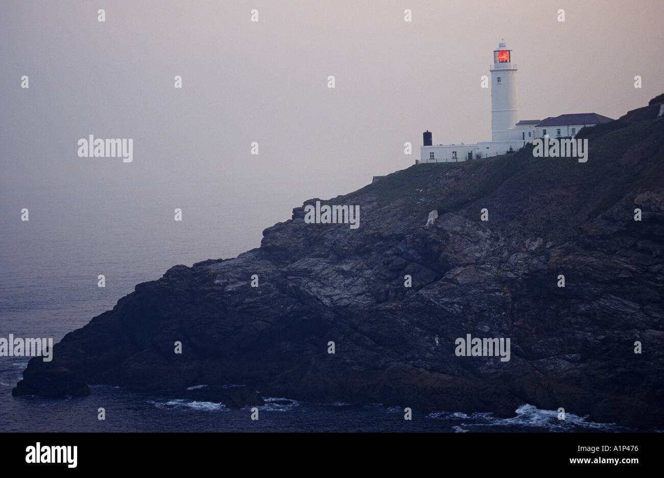 Trevose head lighthouse cornwall england hi-res stock photography and ...