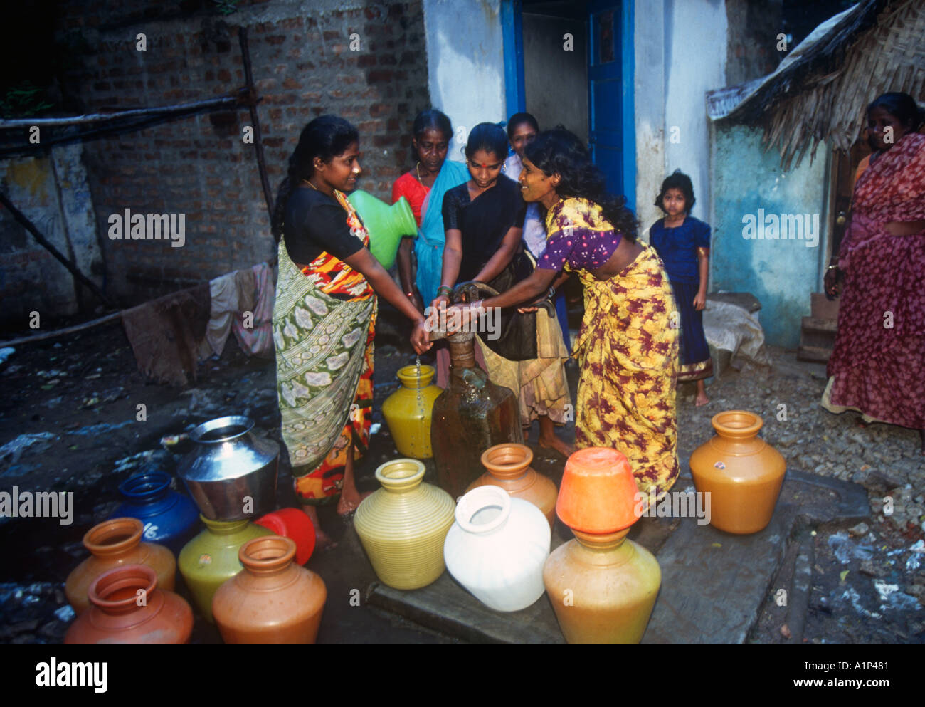 India Water Collection SB Stock Photo - Alamy