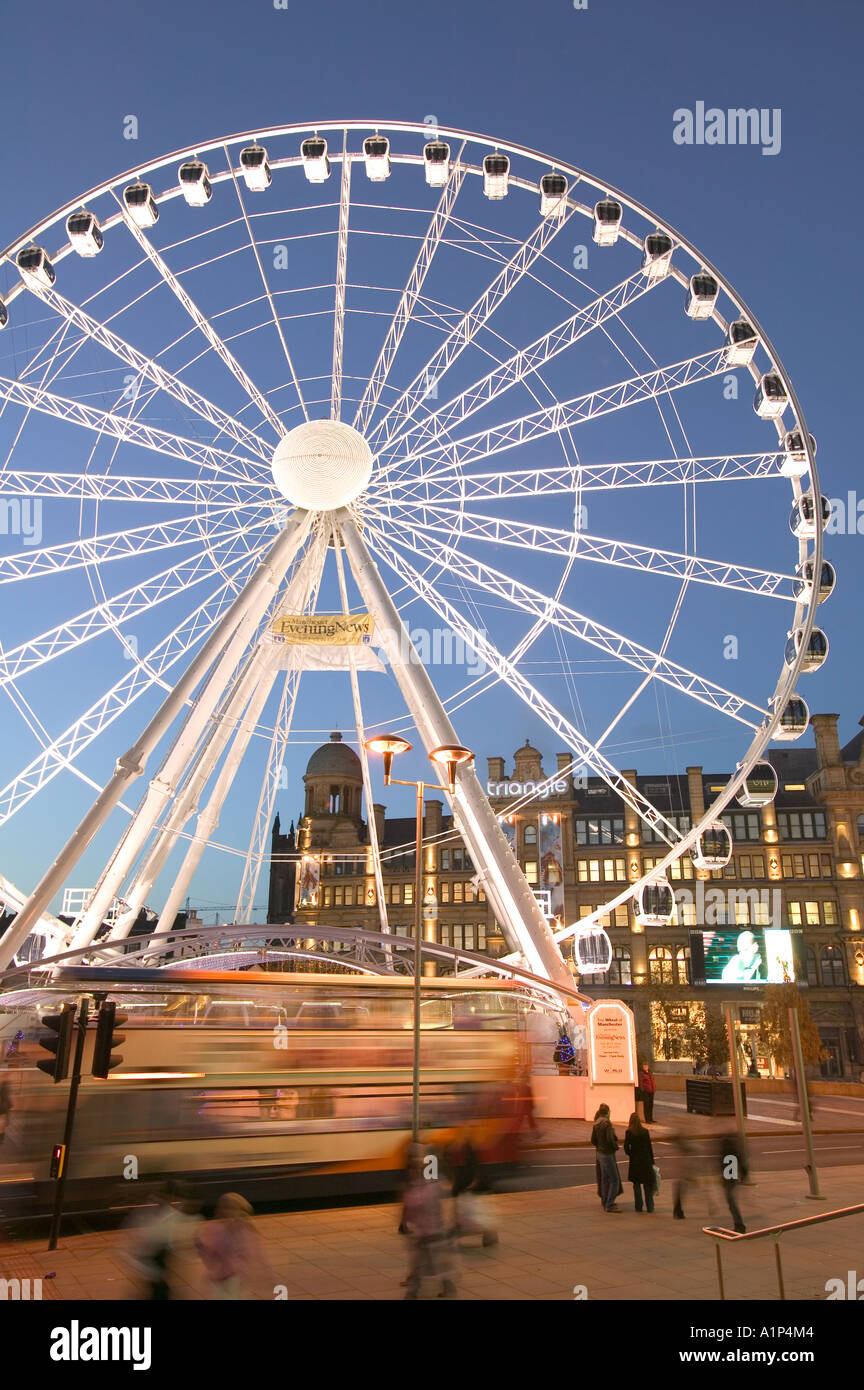 The Wheel of Manchester, in Manchester city centre Stock Photo - Alamy