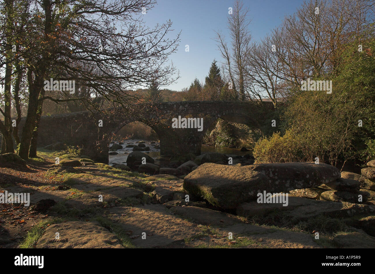 Badgers Holt Dartmoor National Park Devon England Stock Photo - Alamy