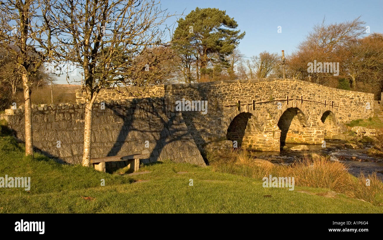 Postbridge Dartmoor National Park Devon England Stock Photo - Alamy