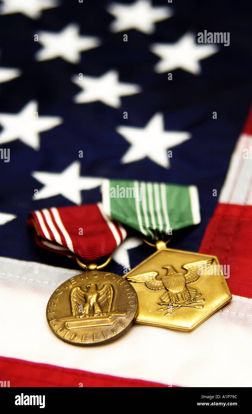 Usa military uniform medals hi-res stock photography and images - Alamy