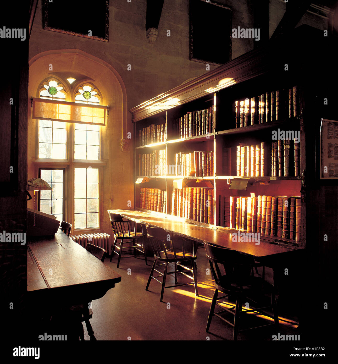 Inside Duke Humferys Library Bodleian Library Oxford Stock Photo - Alamy