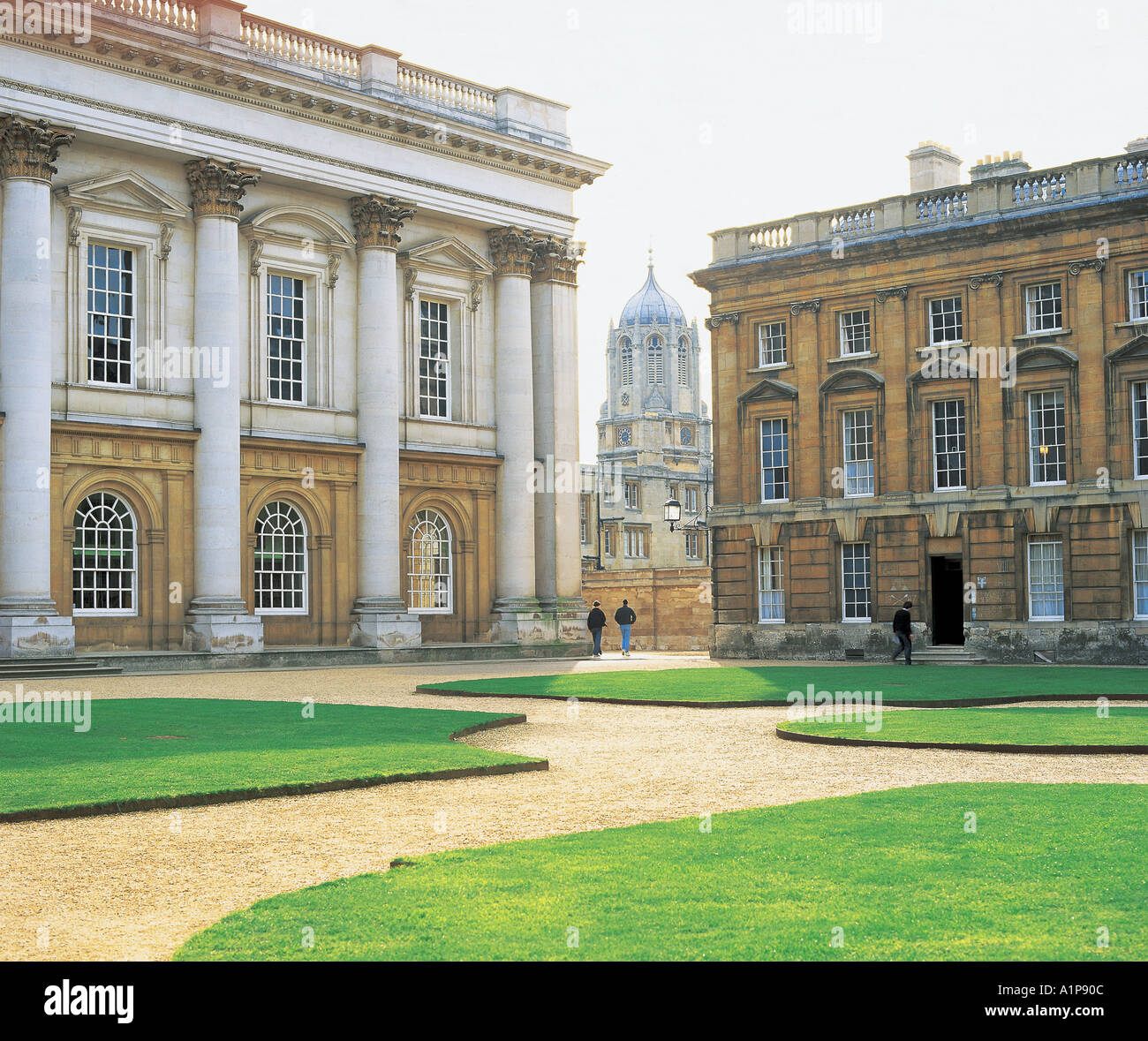 The Peckwater Quad and Library Christ Church Hall Oxford Stock Photo ...