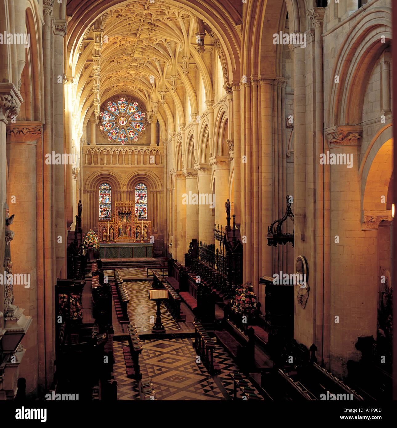 The Chancel Christ Church Cathedral Christ Church College Oxford Stock ...